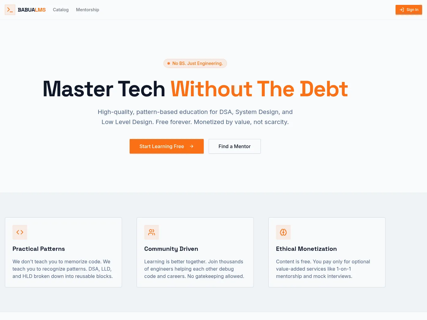 Babua Open LMS