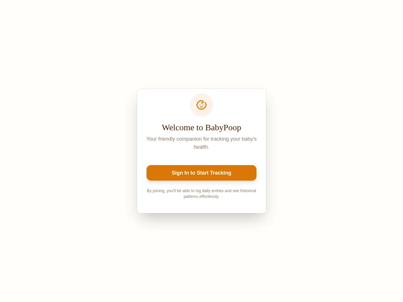 Baby Poop Tracker