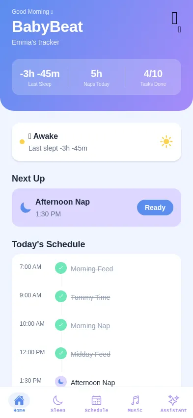 BabyBeat Sleep Tracker