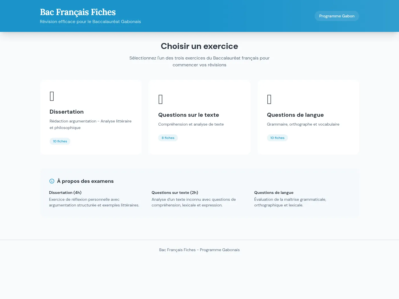 Bac Français Fiches