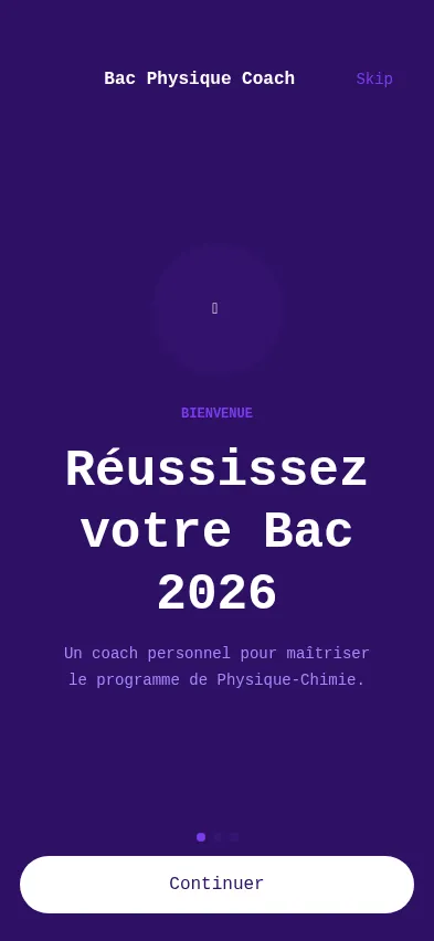 Bac Physique Coach