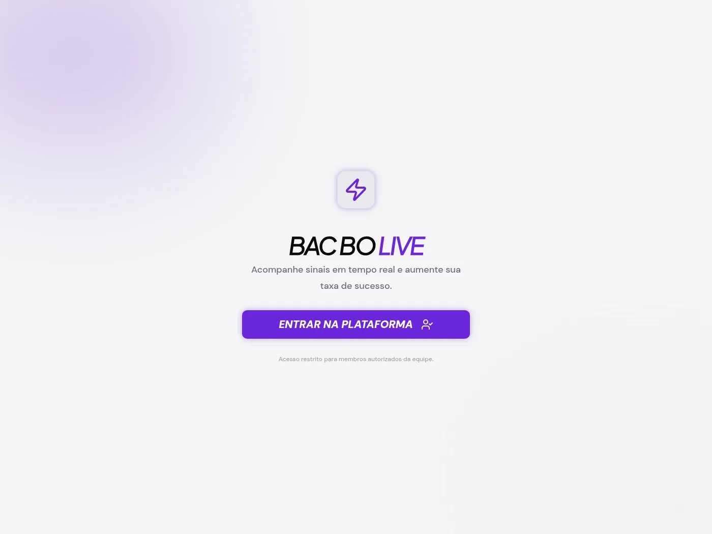Bac Bo Sinal Live