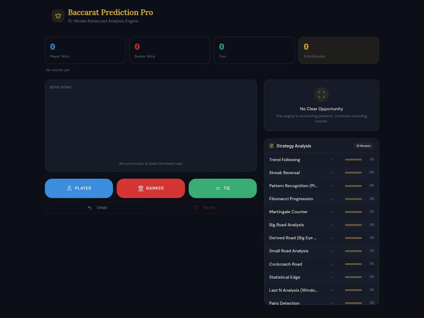 Baccarat Prediction Pro