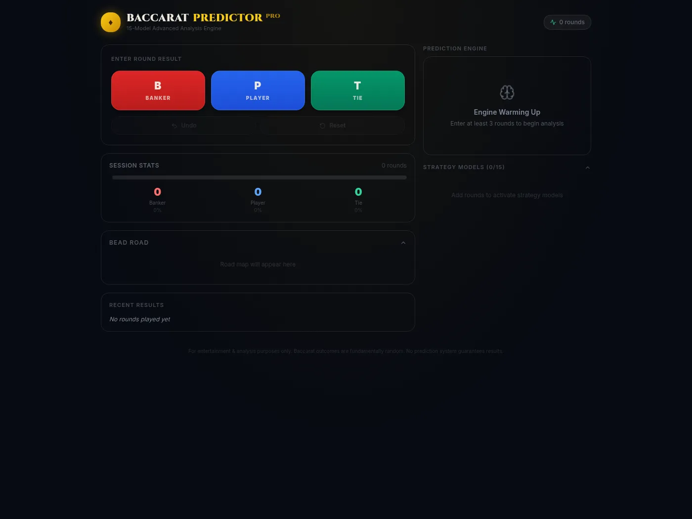 Baccarat Predictor Pro