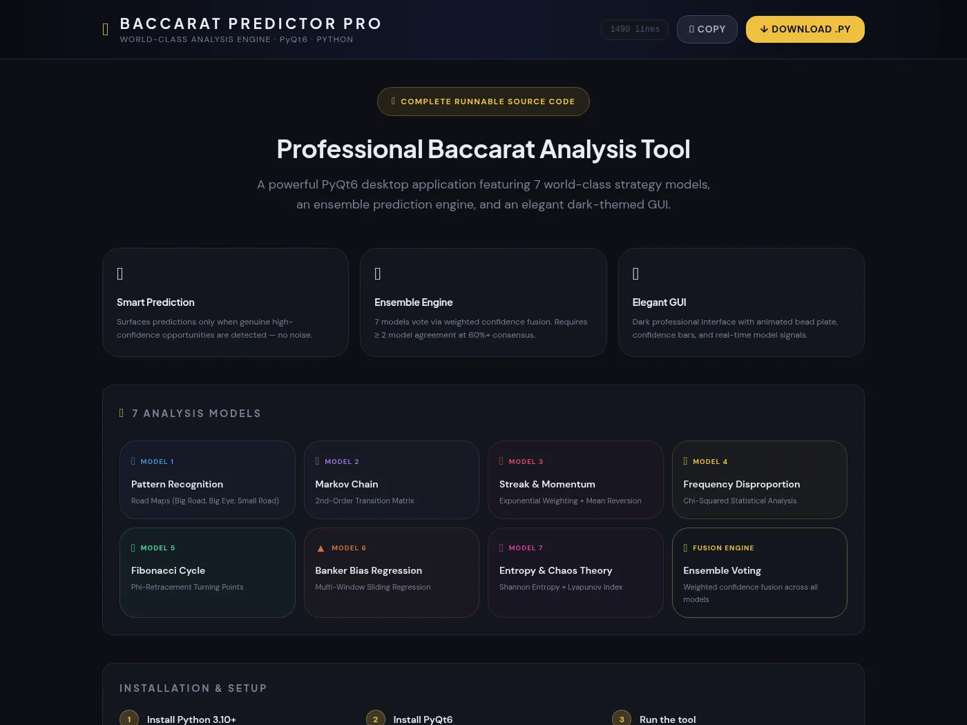Baccarat Predictor Pro
