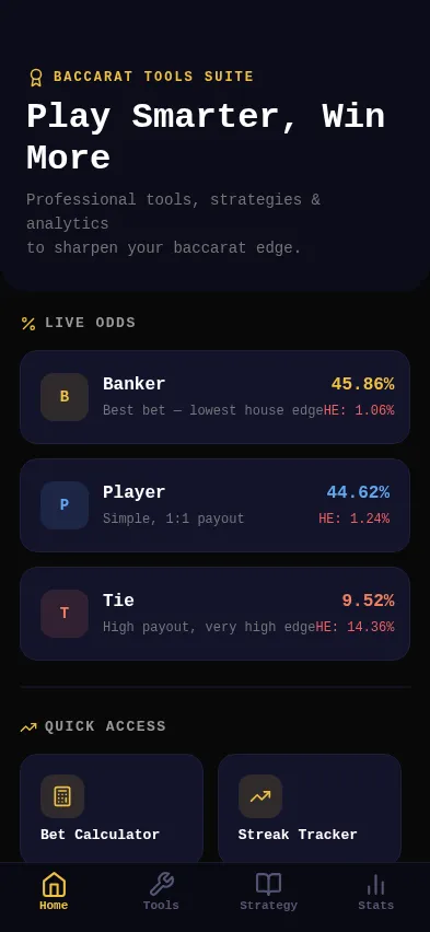 Baccarat Tools Suite