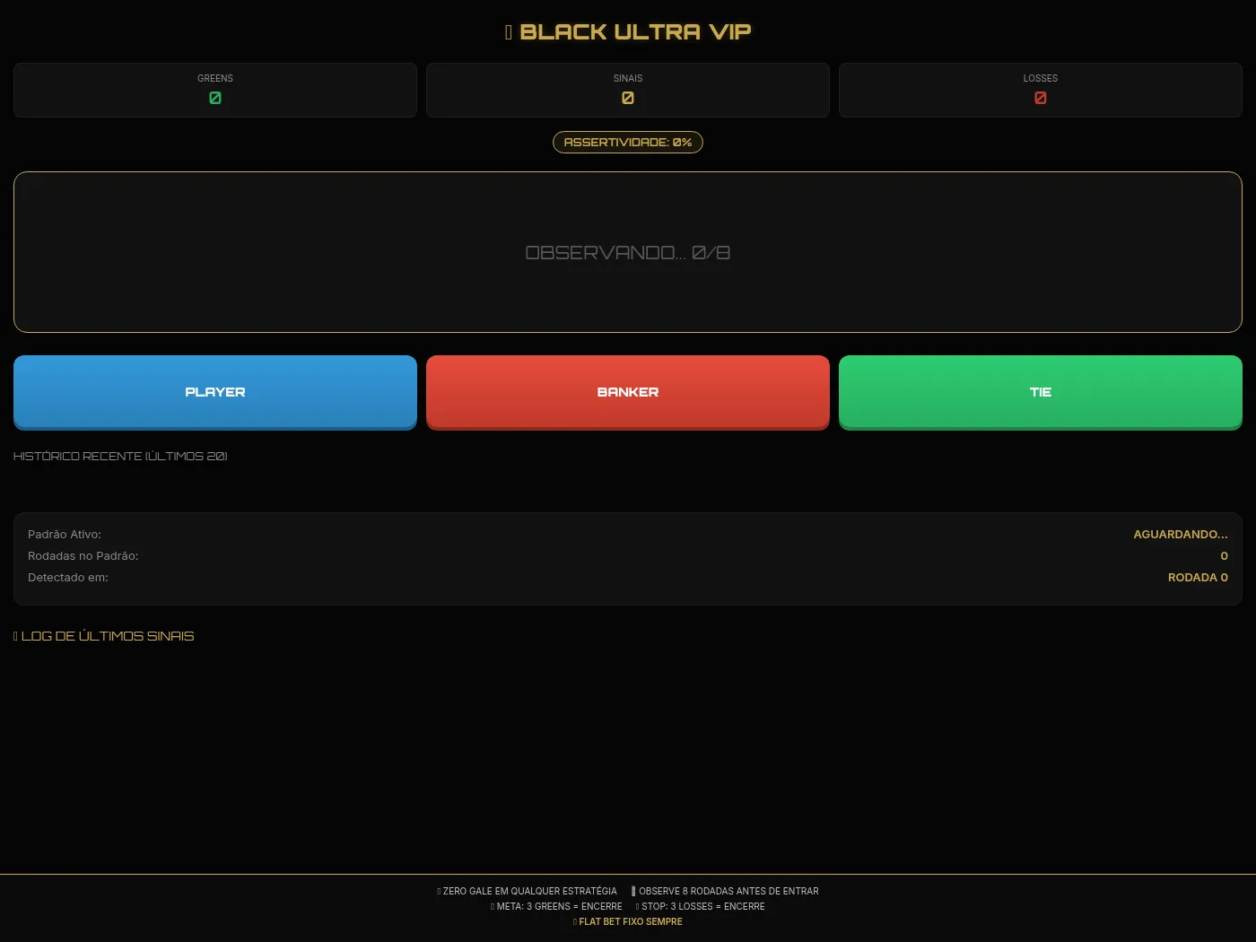 Baccarat Black Ultra Signals