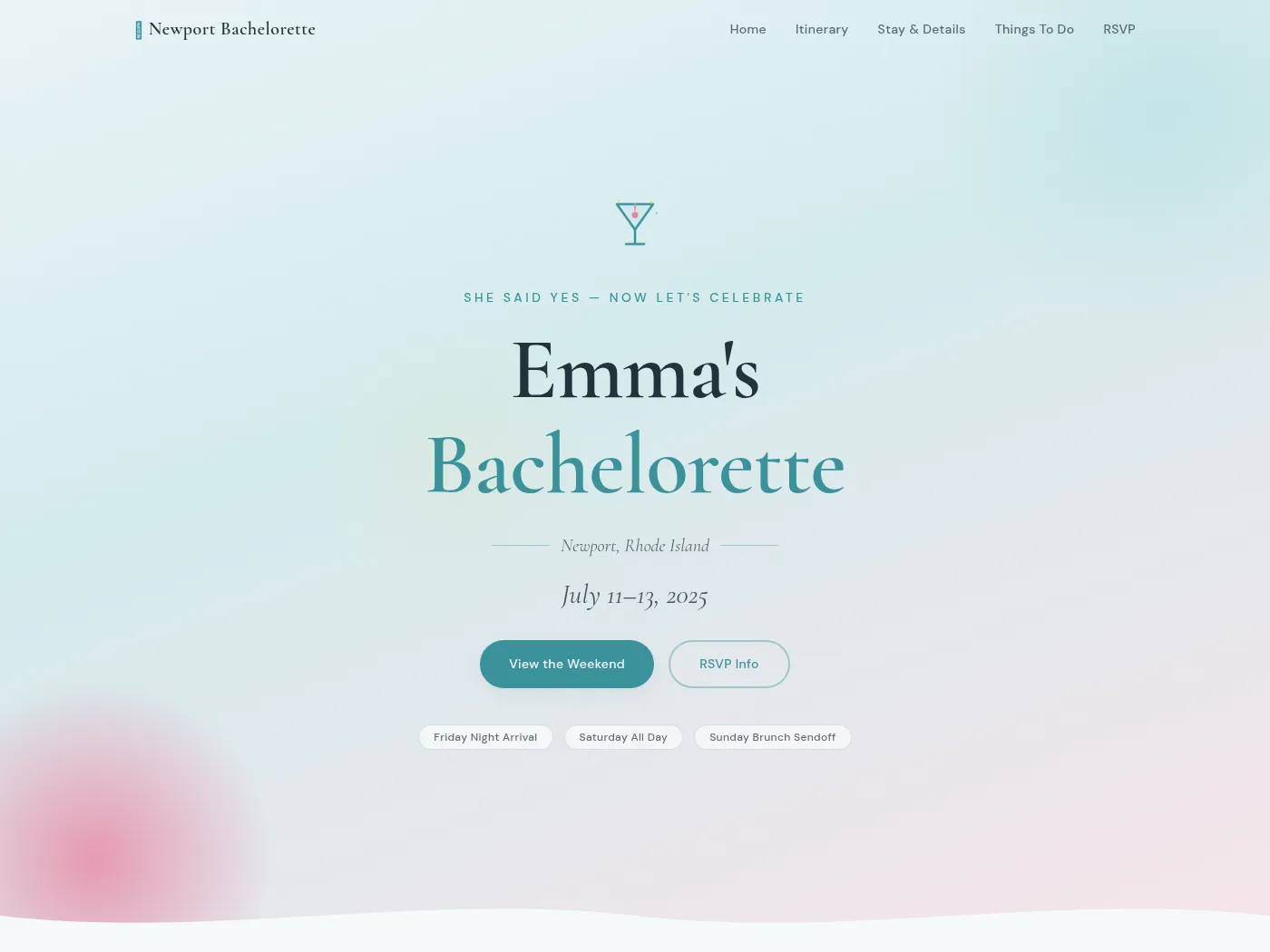 Coastal Chic Bachelorette
