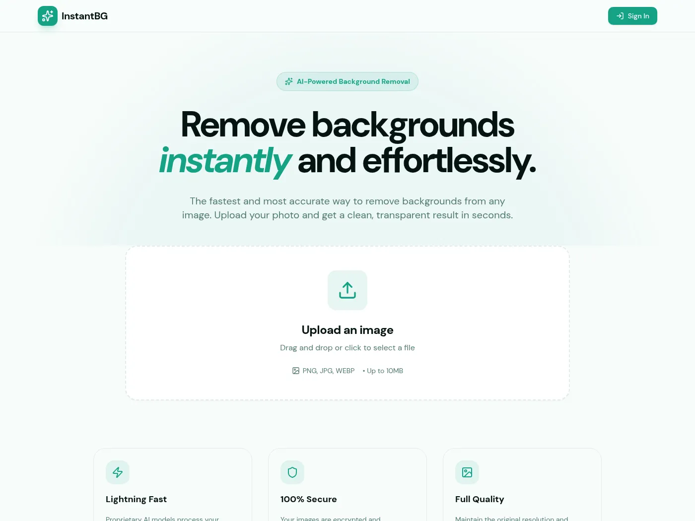 Instant Background Remover