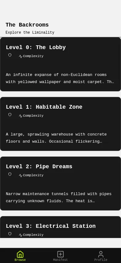 Backrooms Builder