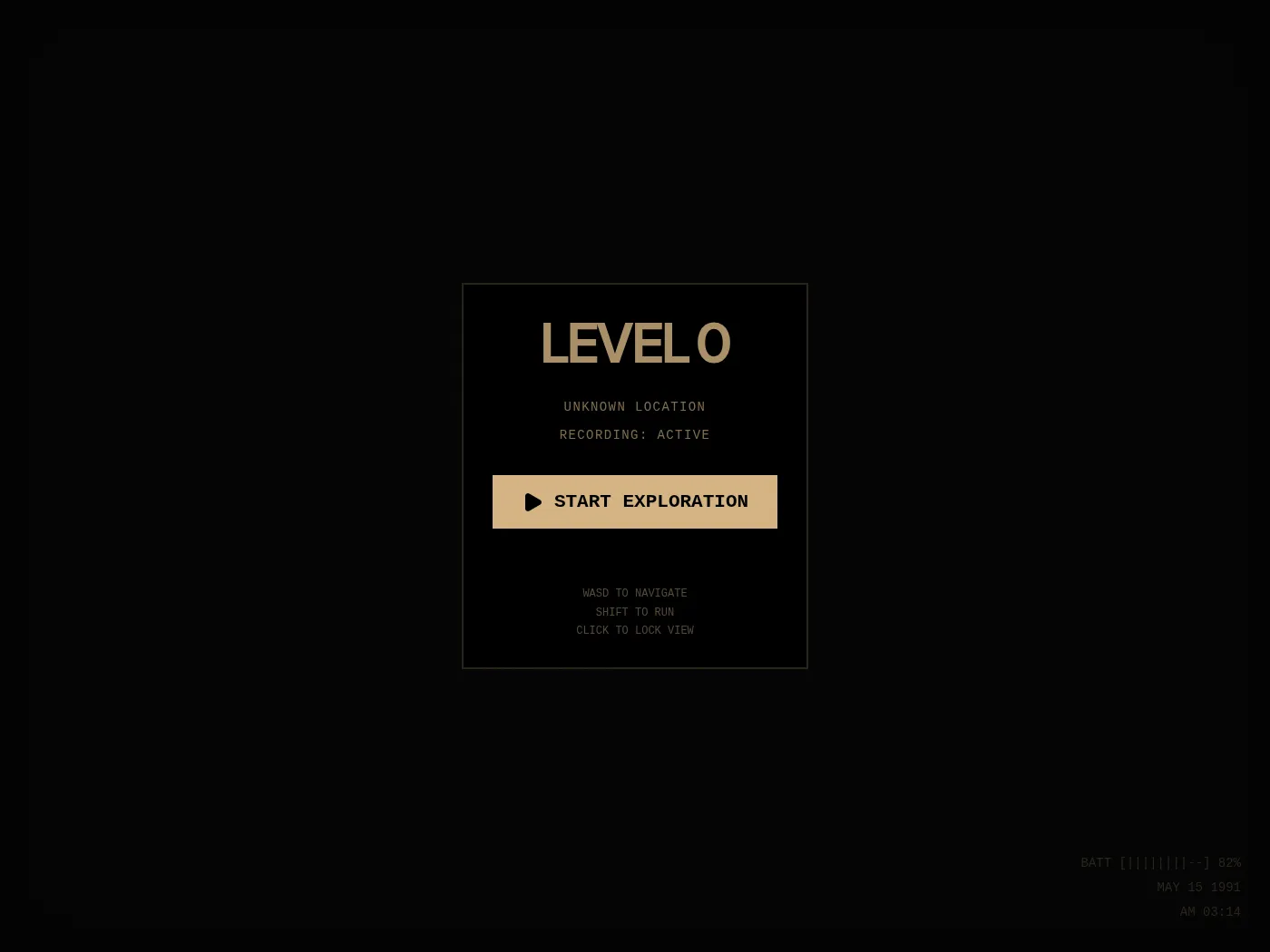 Backrooms Web Game