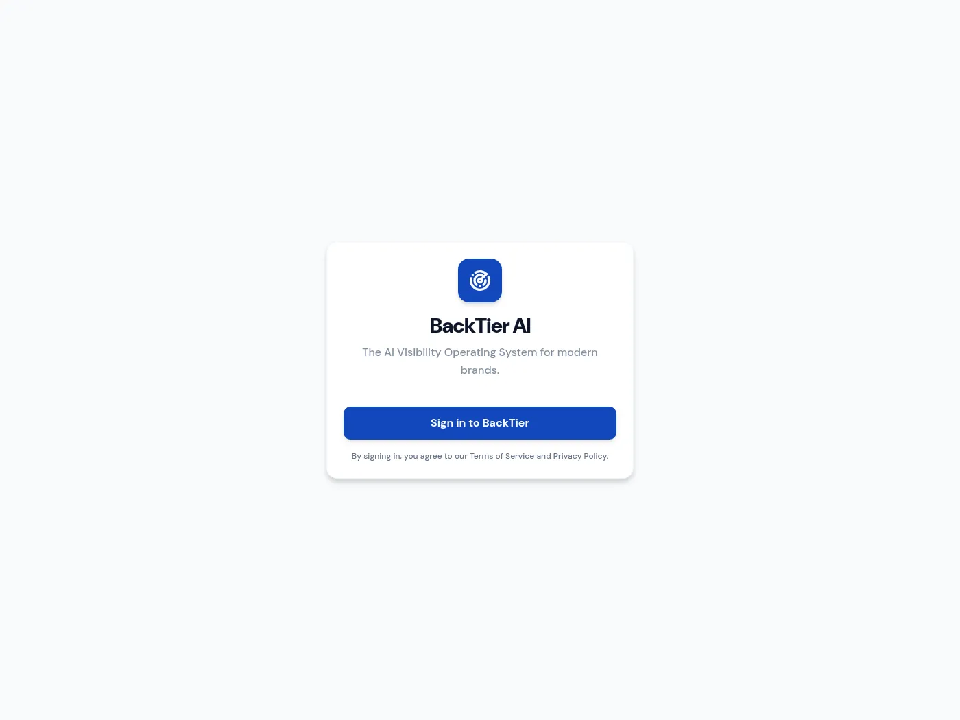 BackTier AI Visibility OS