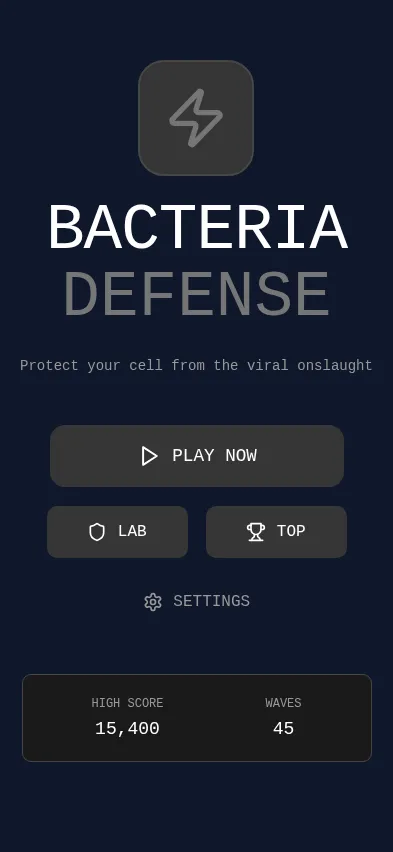 Bacteria Defense Towers