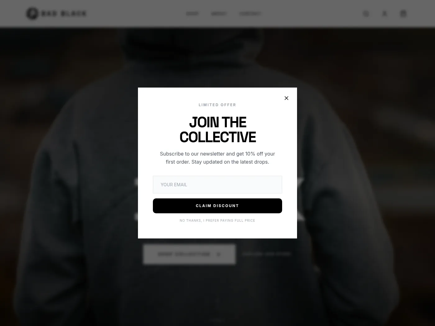 Bad Black eCommerce