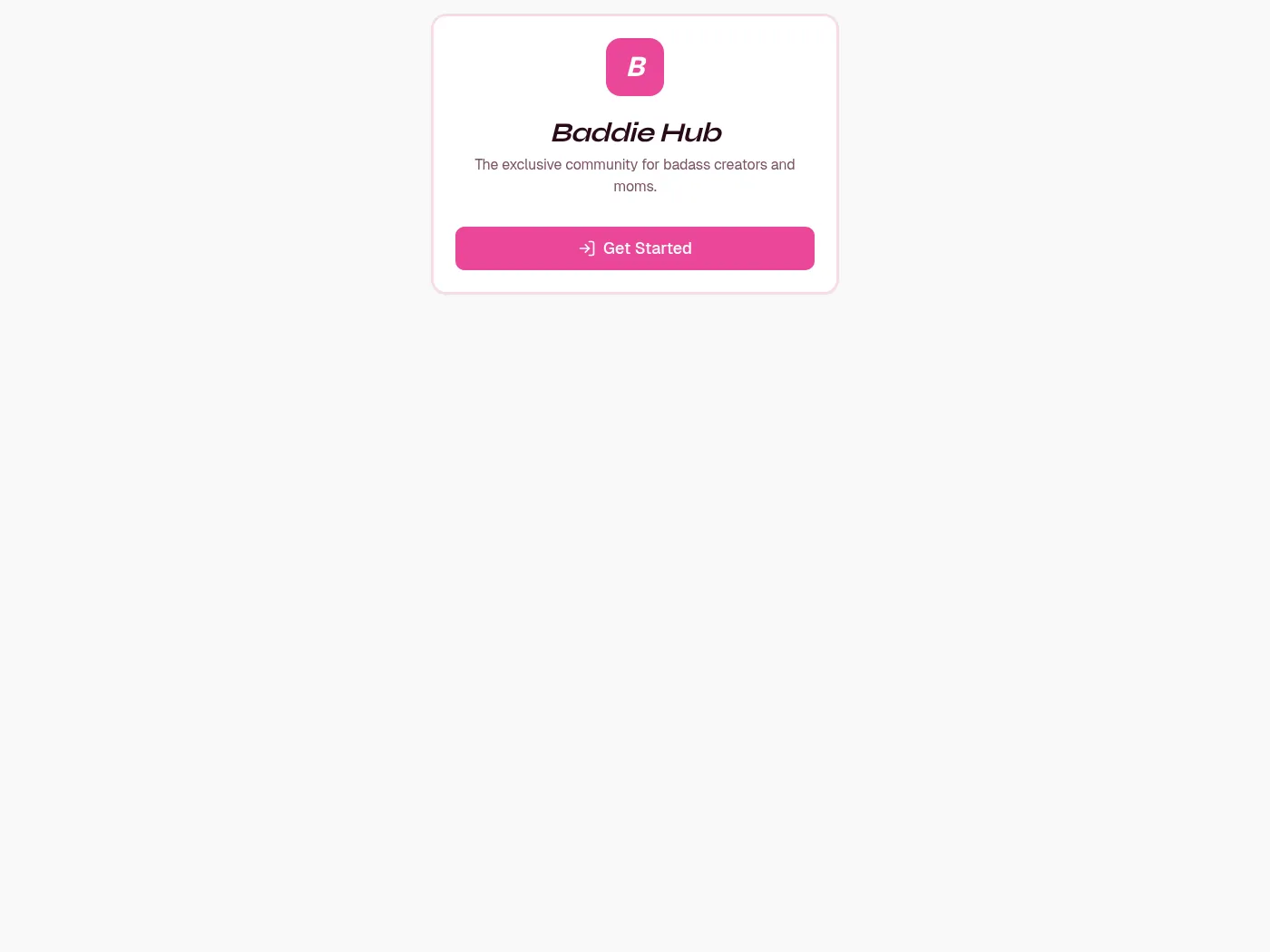 Baddie Creator Hub