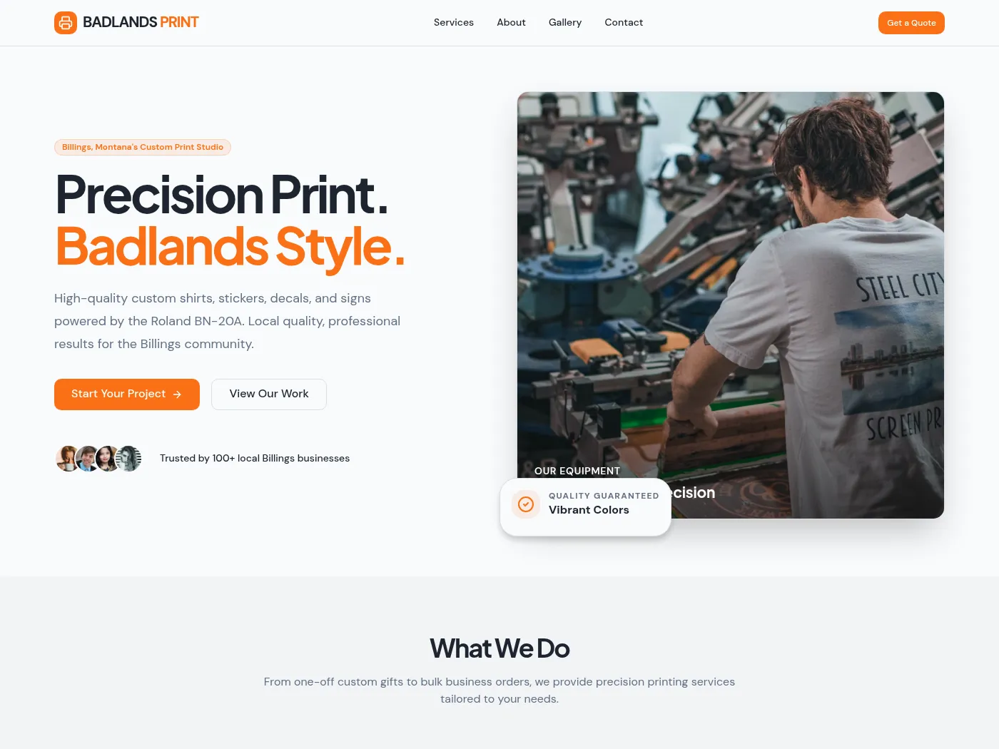 Badlands Print Studios Site