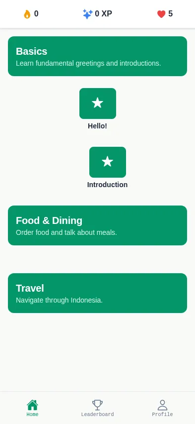 Bahasa indonesia language app