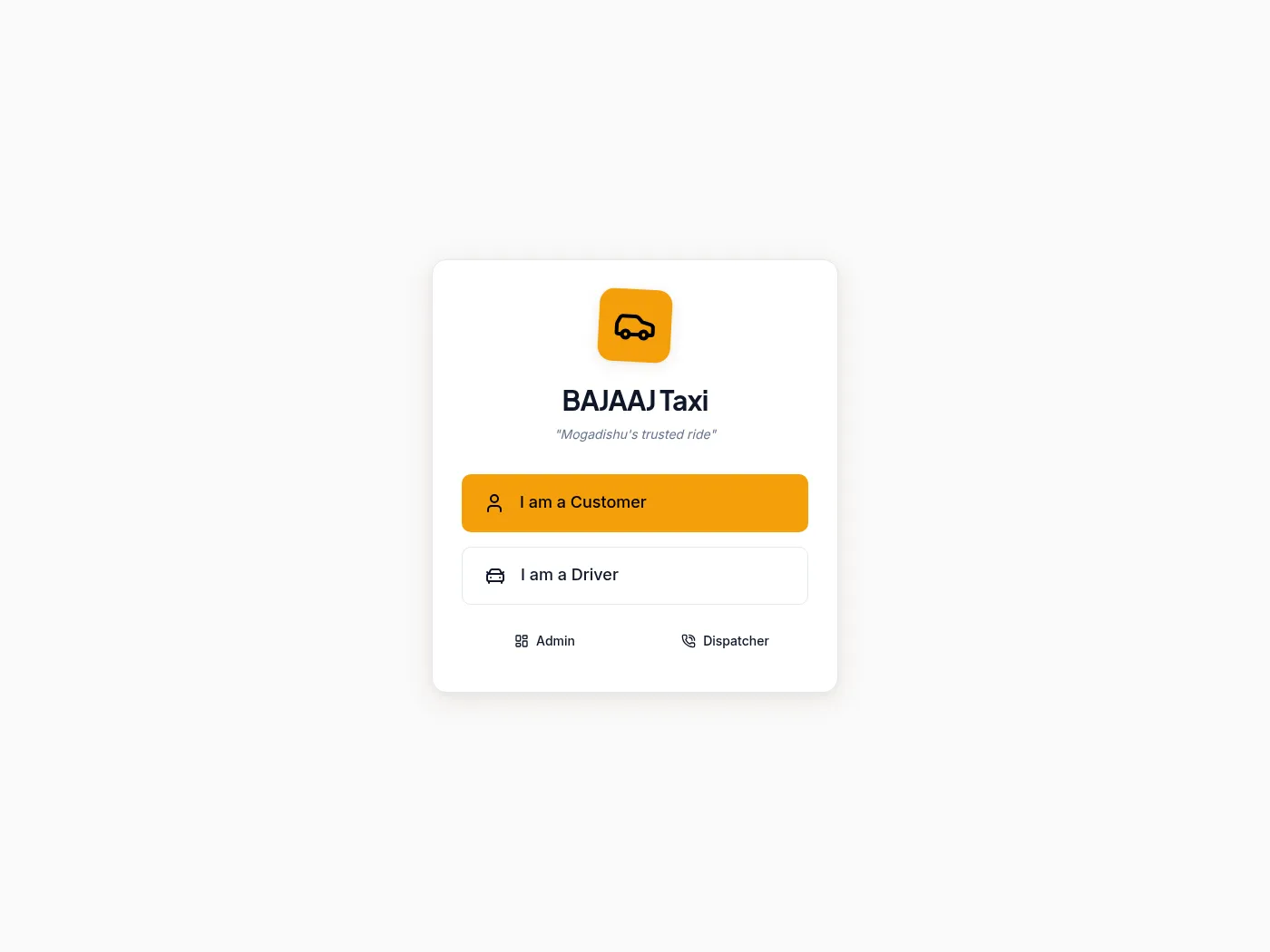 BAJAAJ Taxi Booking
