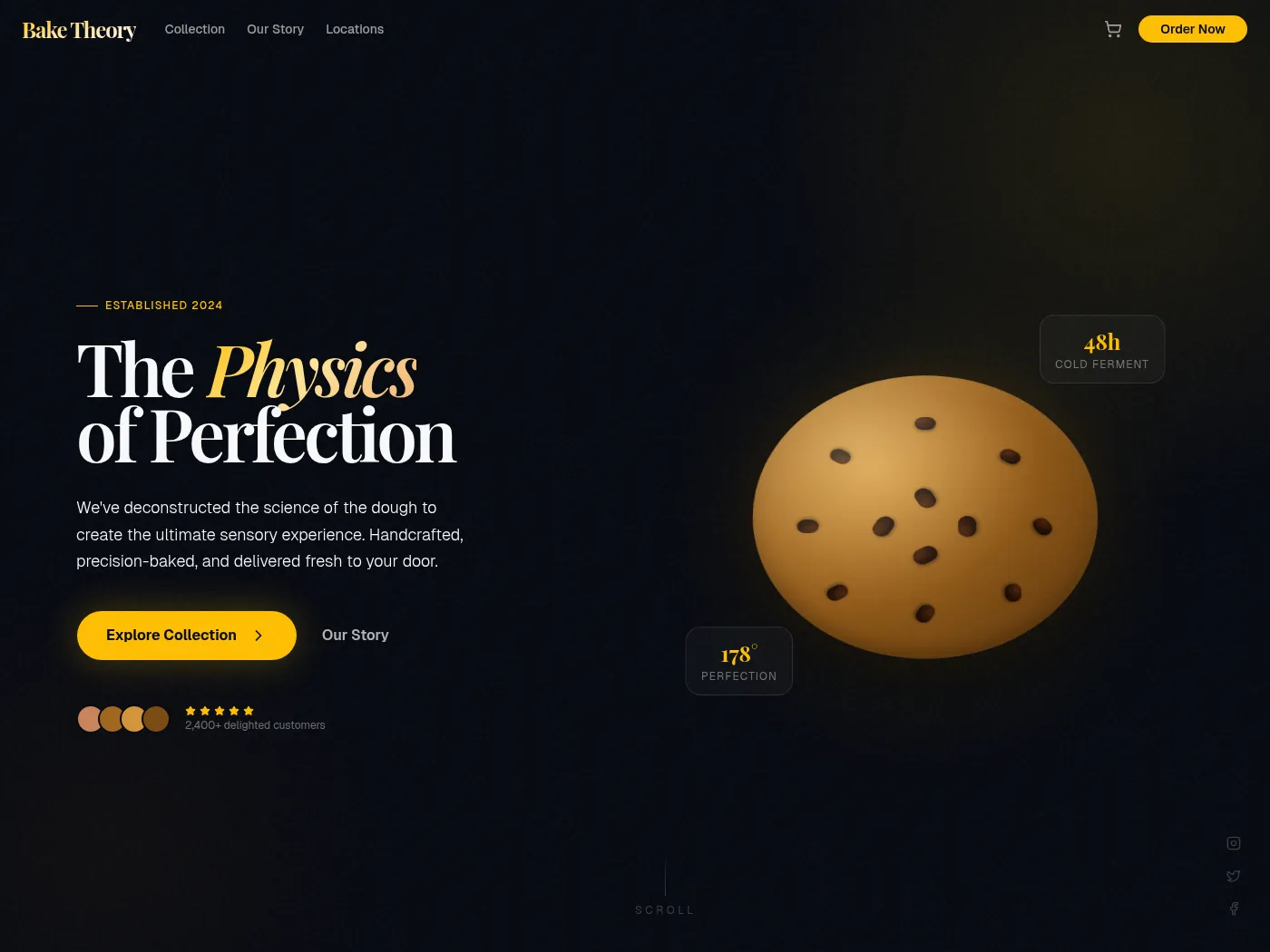 Bake Theory 3D Website