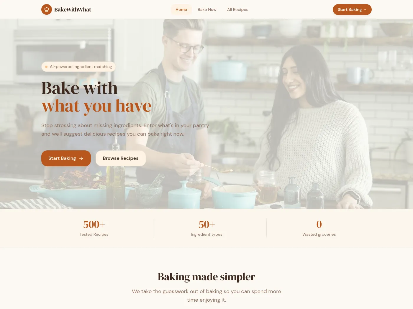 Bake With What