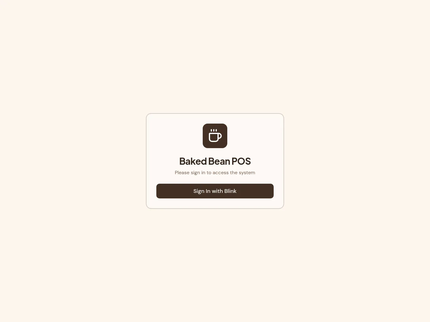 Baked Bean POS