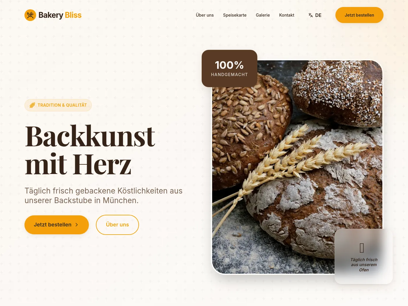 Bakery Bliss Website