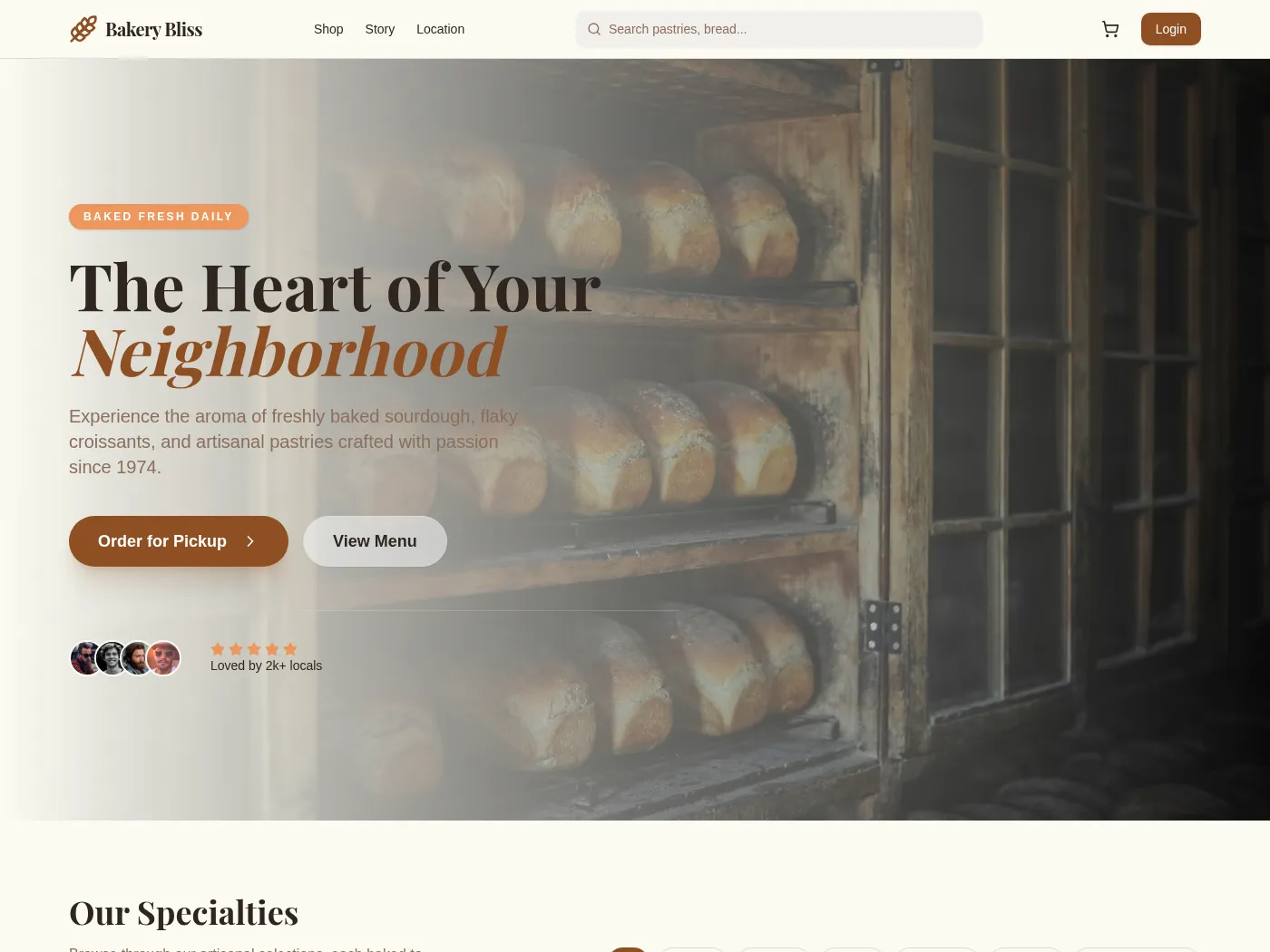Bakery Bliss Webstore