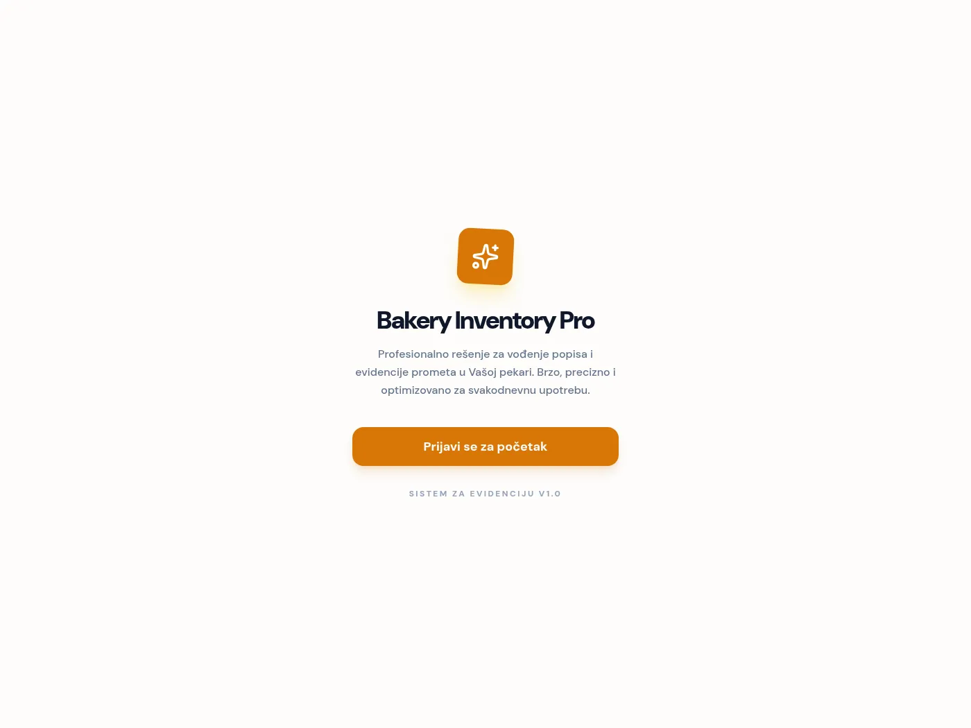 Bakery Inventory Pro