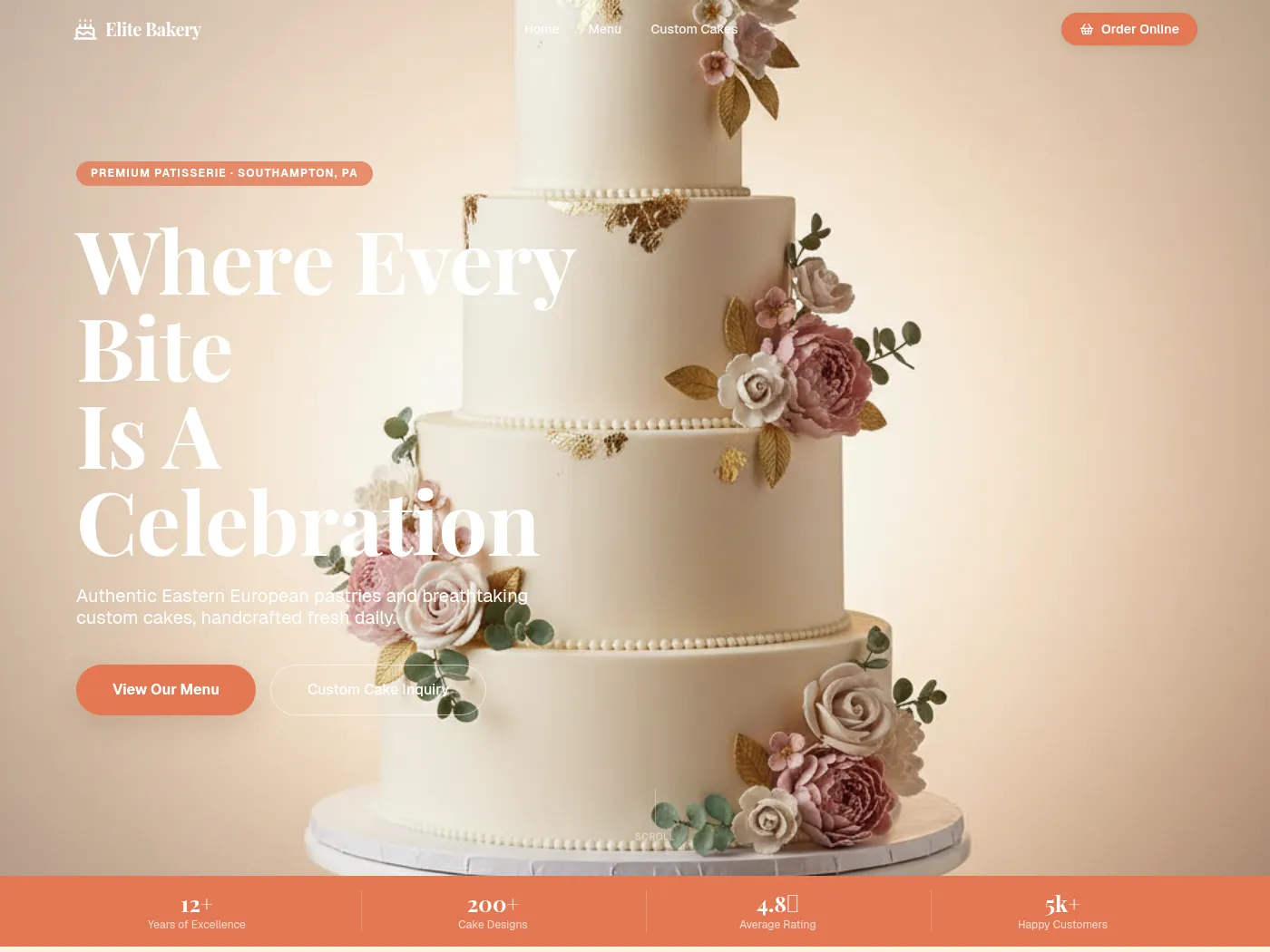 Elite Bakery Web Hub