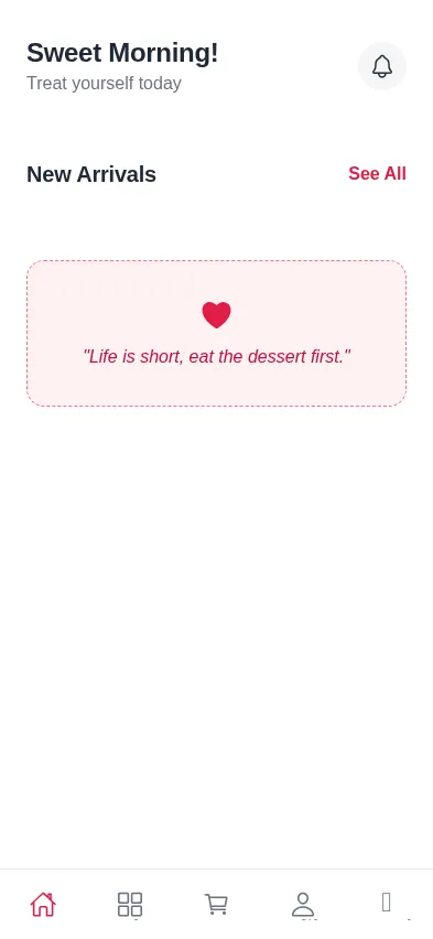 SweetBite Bakery App
