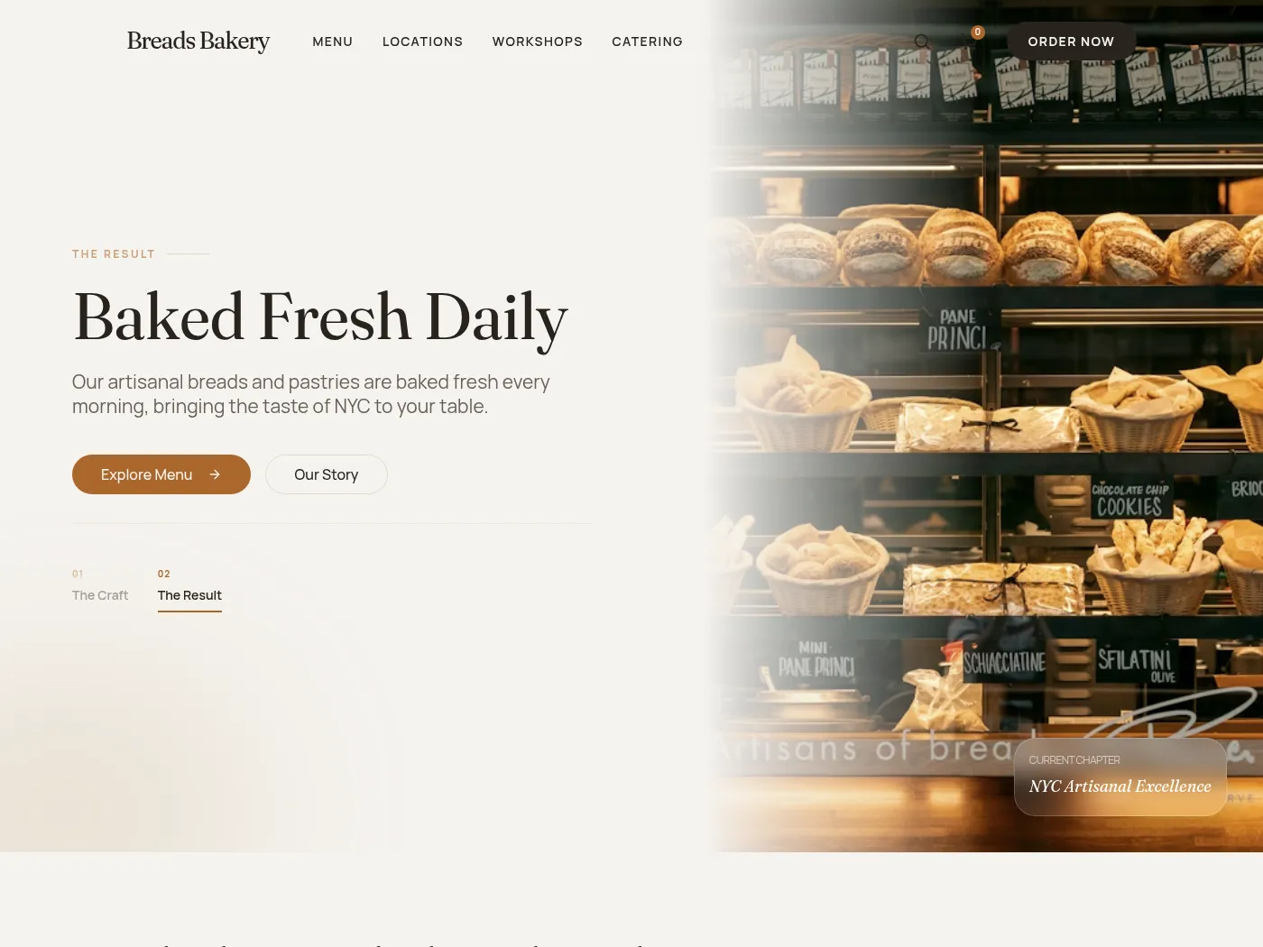 Breads Bakery NYC Site