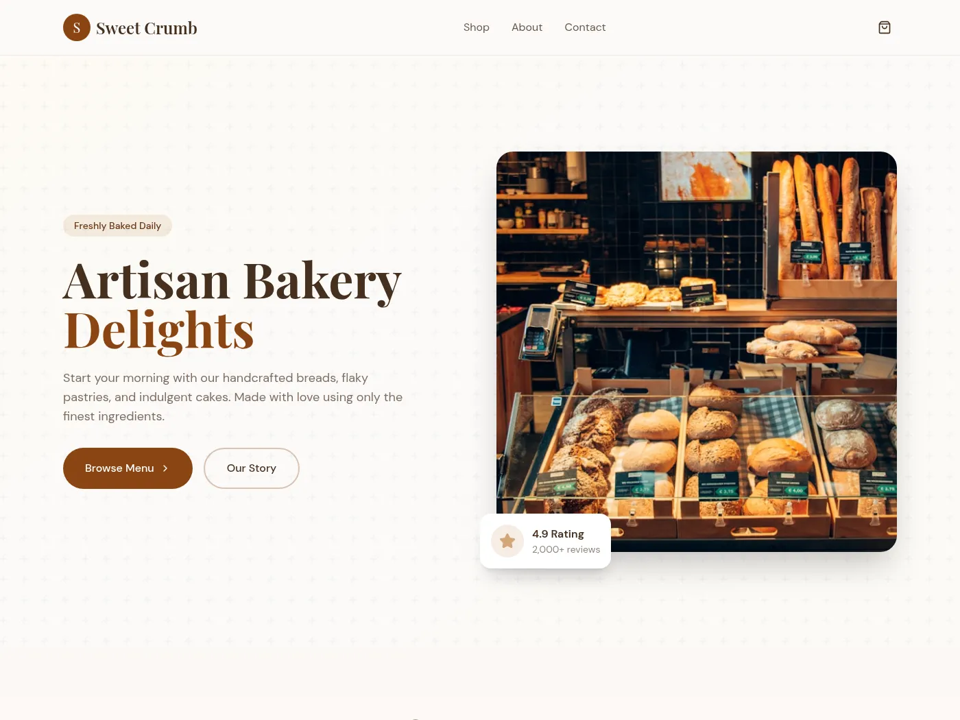 Bakery Shop Online