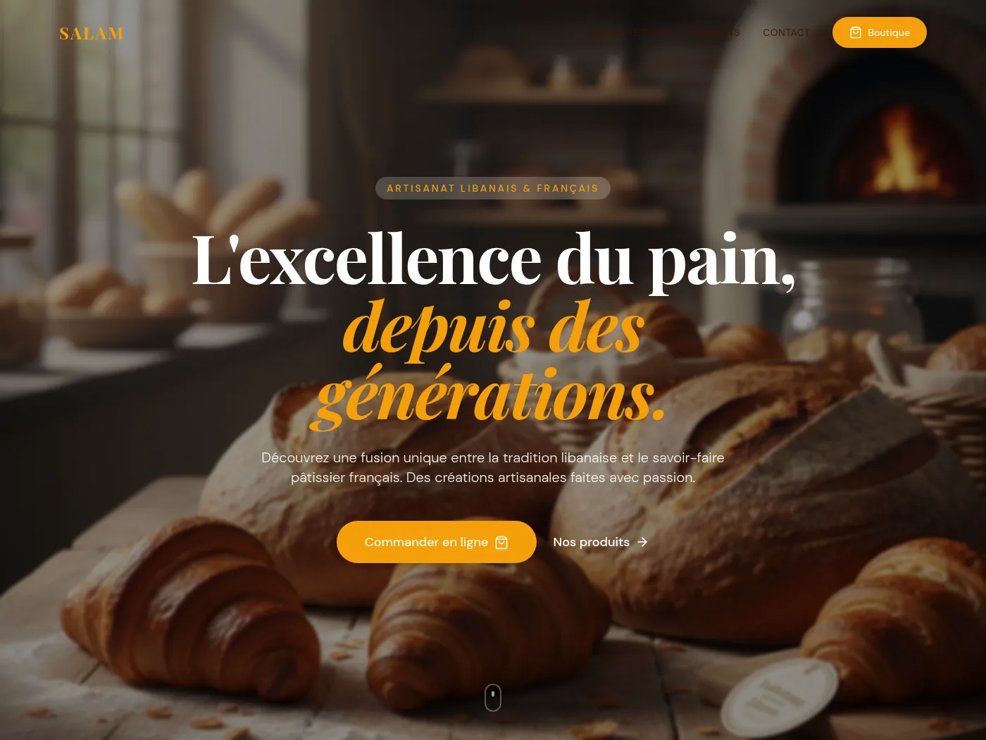 Boulangerie Web Showcase