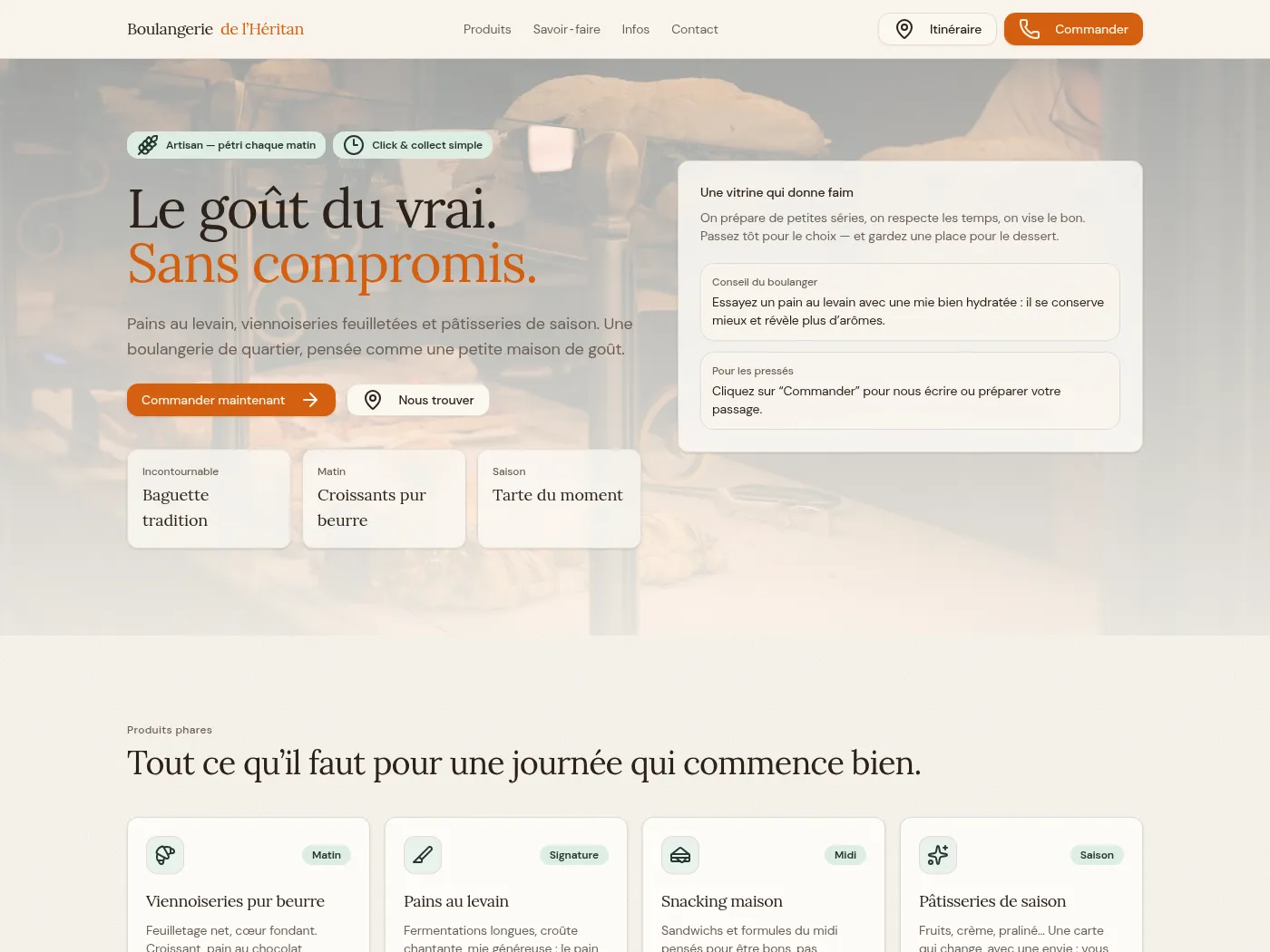 Boulangerie Vitrine Pro