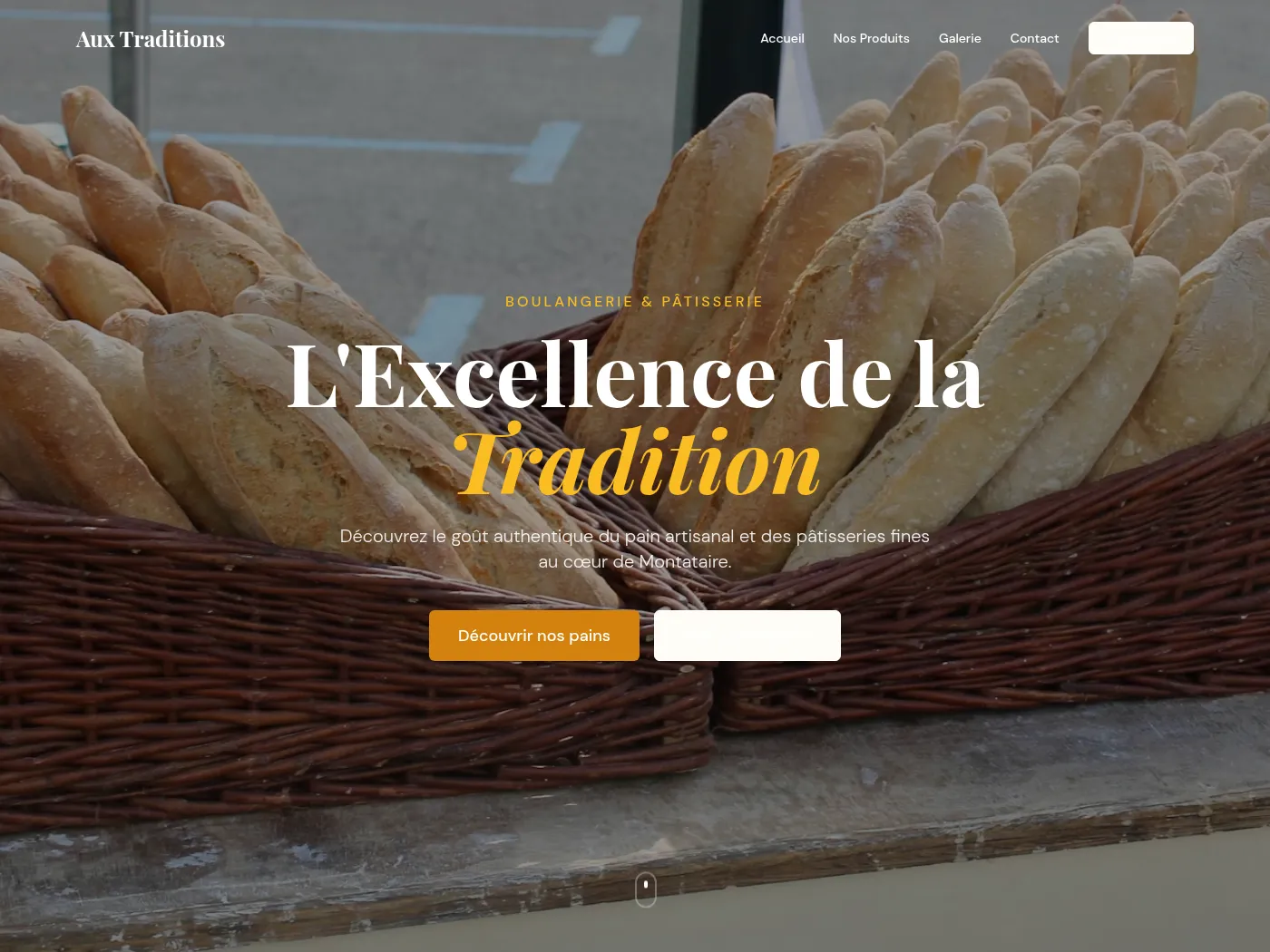 Traditions Bakery Showcase