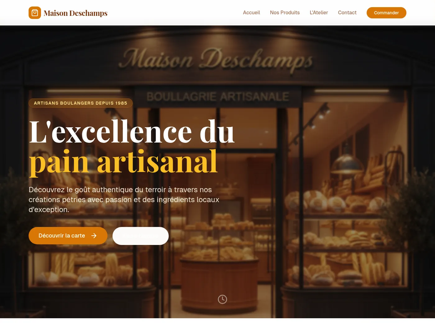 Bakery Showcase Site