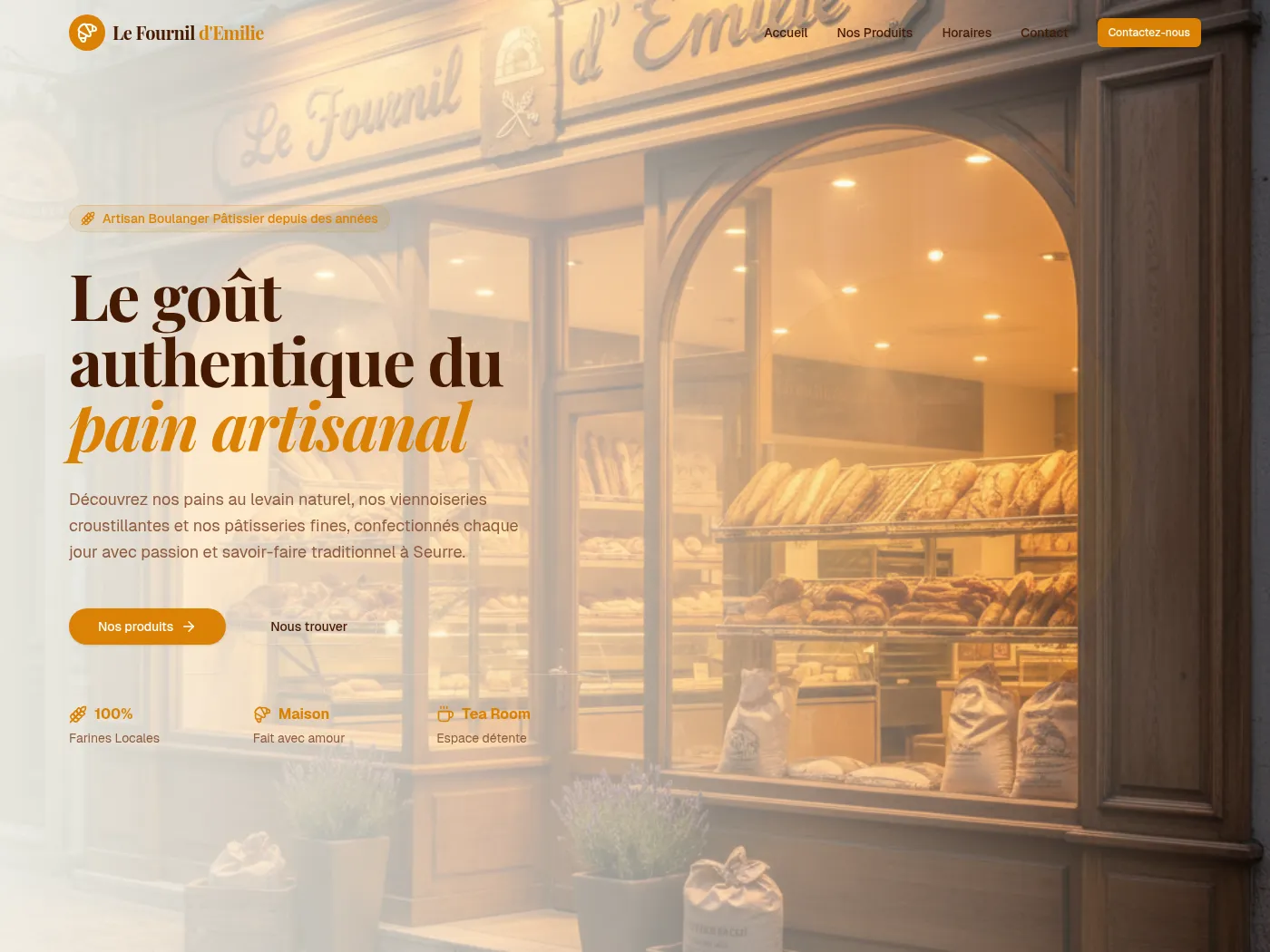 Bakery Showcase Site