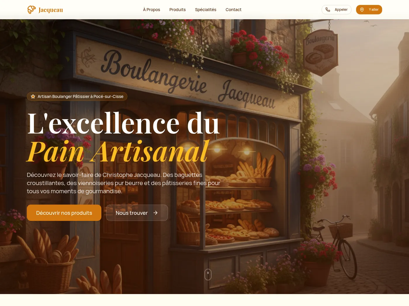 Bakery Showcase Site