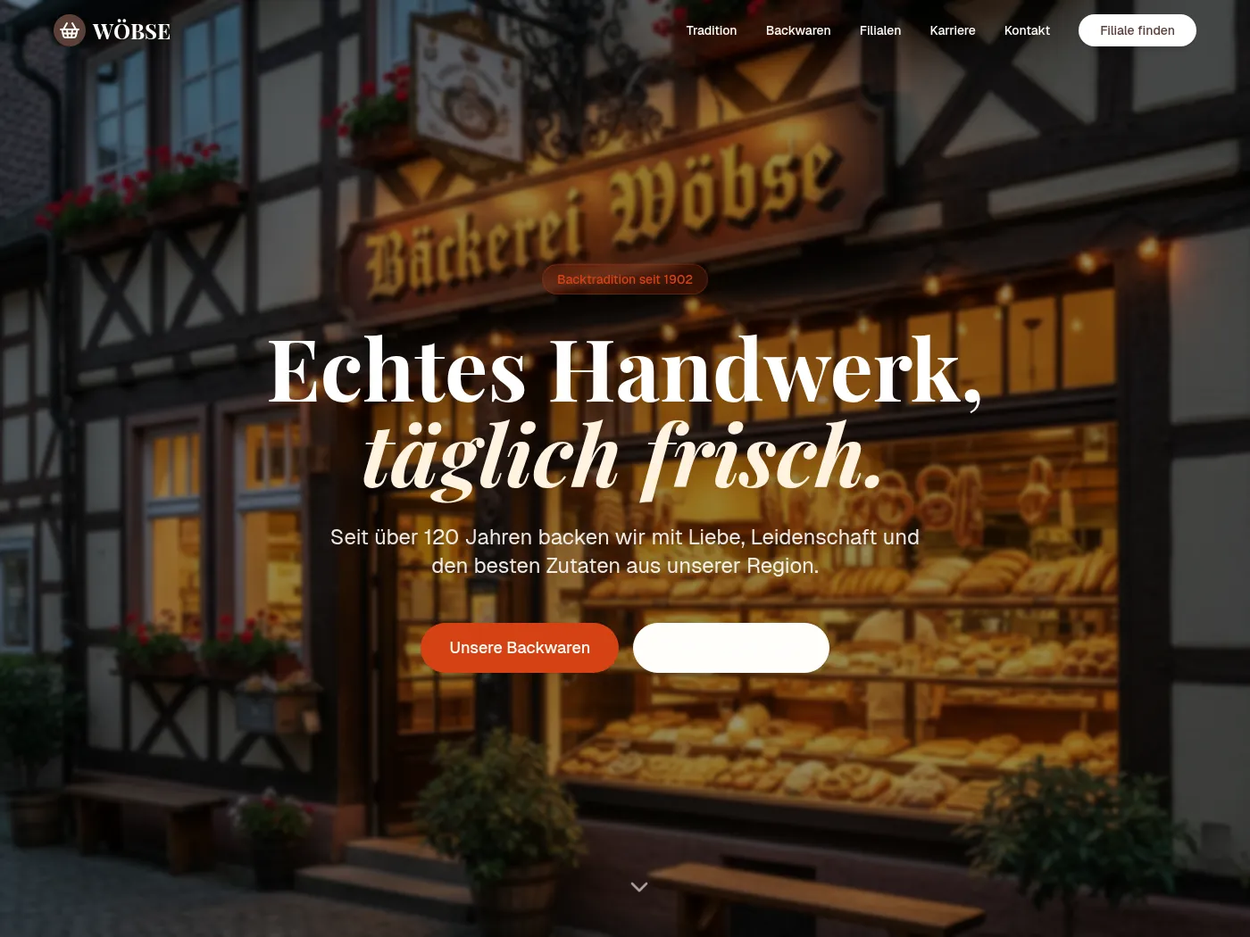 Bakery Showcase Site