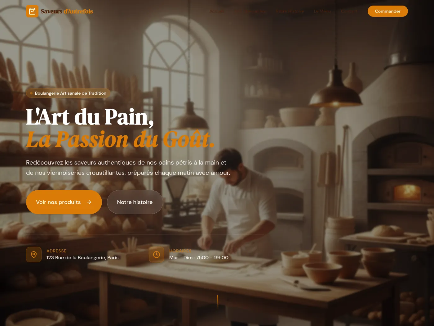 Bakery Showcase Site