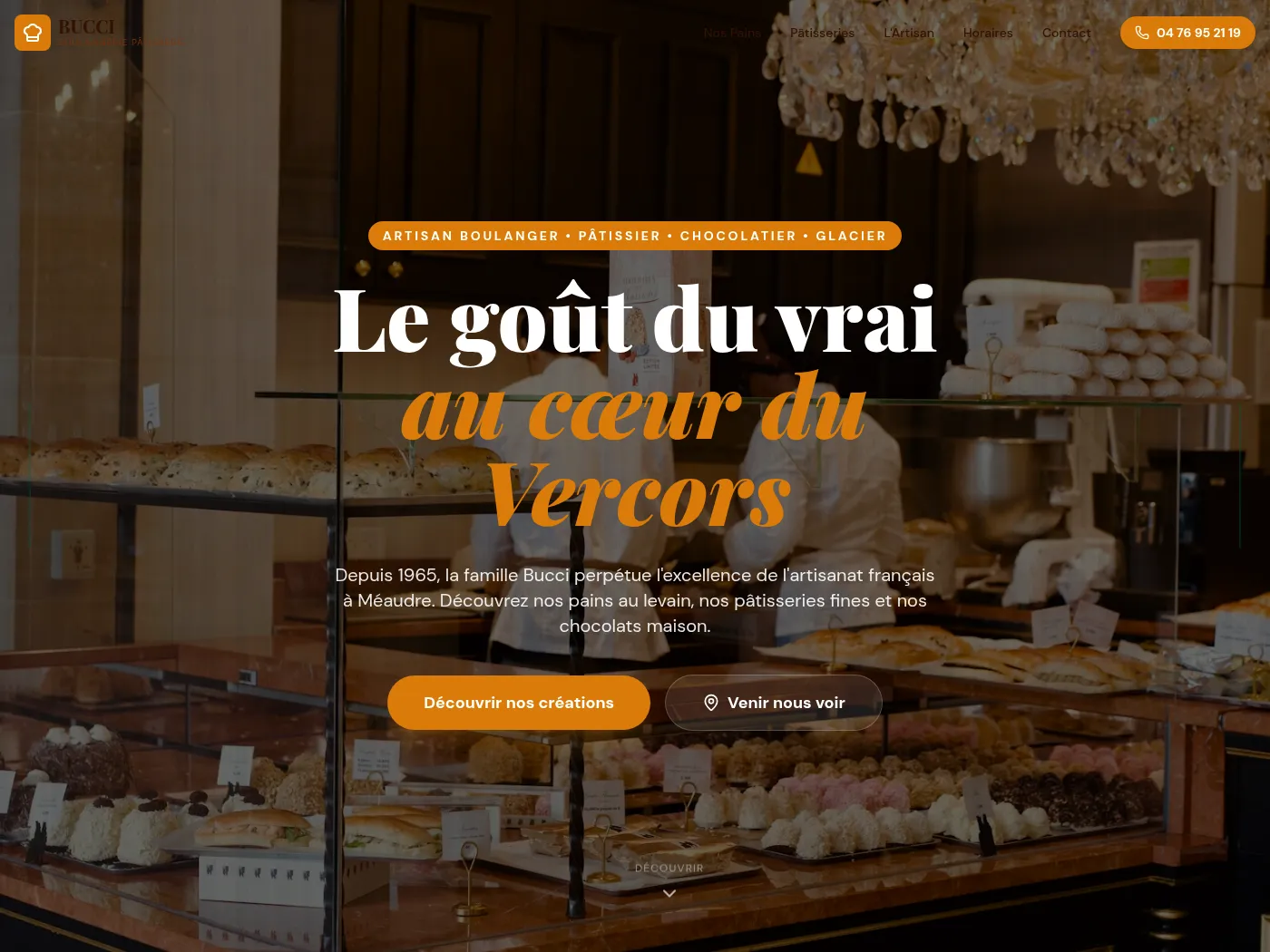 Bakery Web Showcase