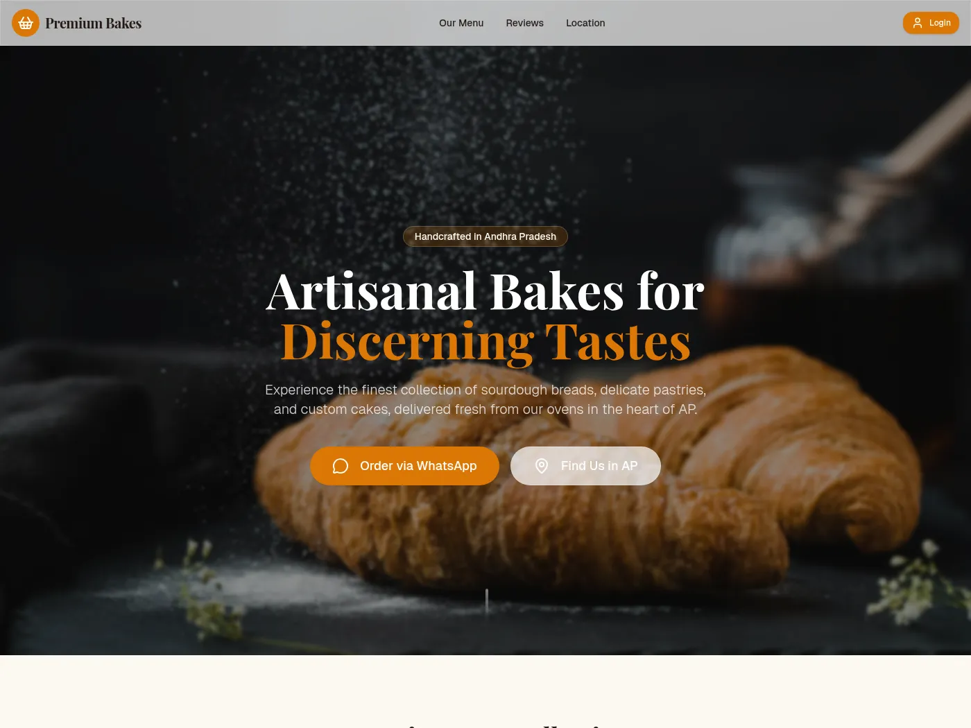Premium Bakes Portal