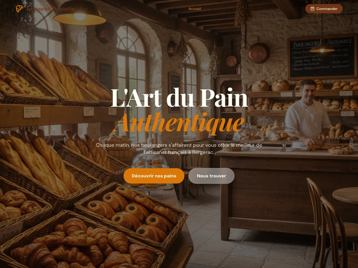 Boulangerie Web Presence