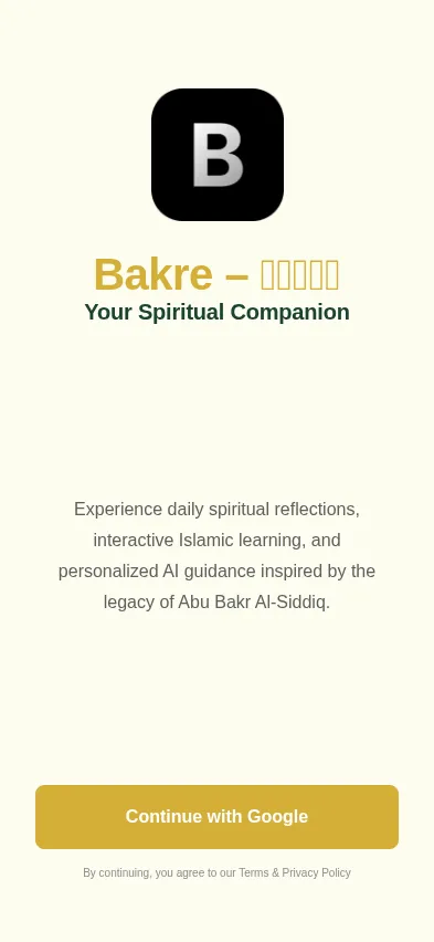 Bakre – Spiritual Companion
