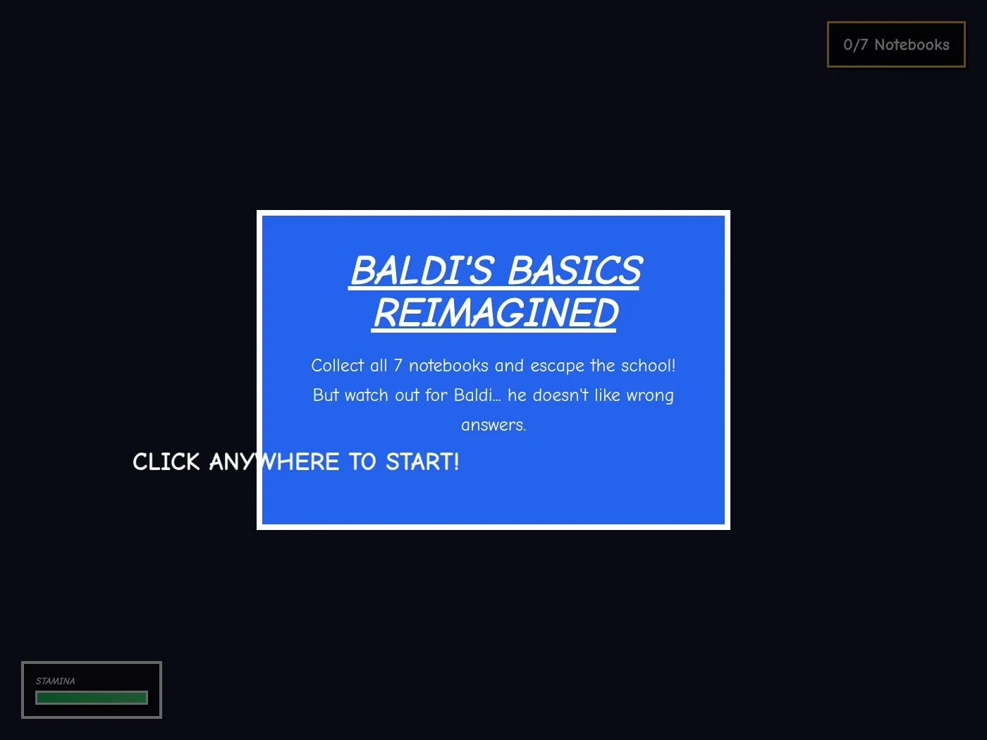 Baldi Basics Classic