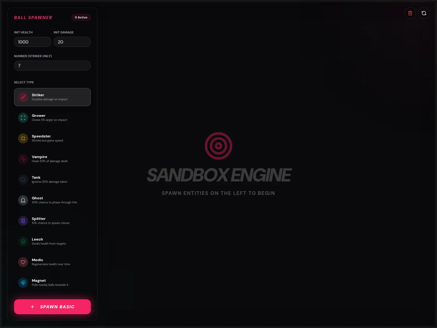 Ball Collision Engine