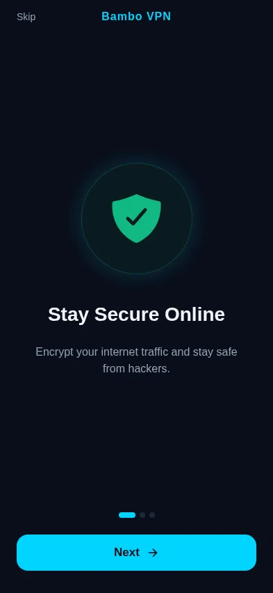 Bambo VPN Multilingual UX