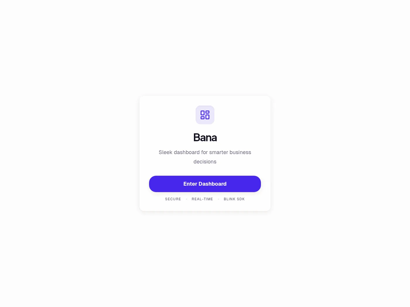 Bana Dashboard