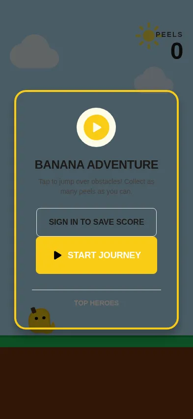 Banana Adventure Game