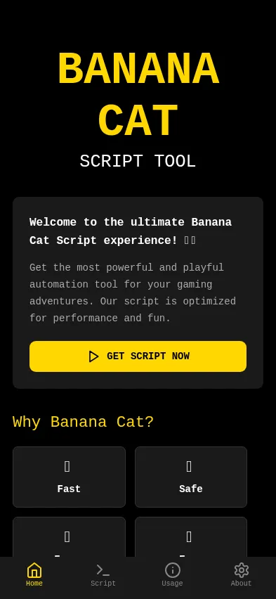 Banana Cat Script